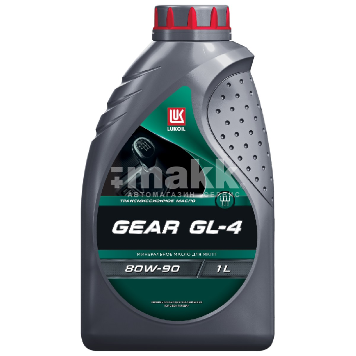 Масло трансмиссионное Лукойл GEAR 80W90 мин. API GL-5 1л купить по ...